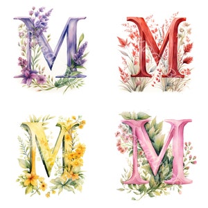 Letter M Clipart, 12 Letter M PNG, Letter M Art Print, Letter M Wall ...