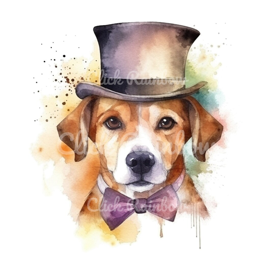 Dandy Dog Clipart 12 High-quality PNG Funny Dog Art Bundle - Etsy