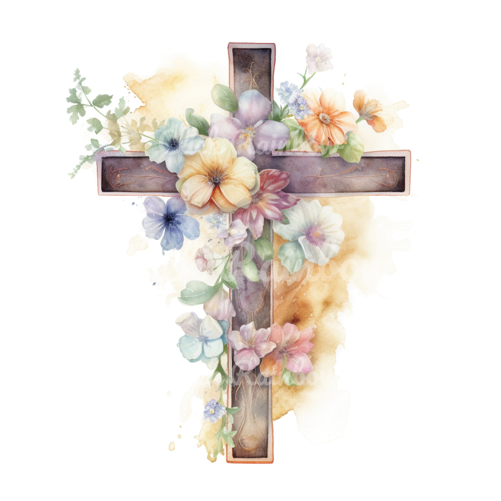 Christian Cross Clipart Christian Cross Art Bundle for Paper - Etsy