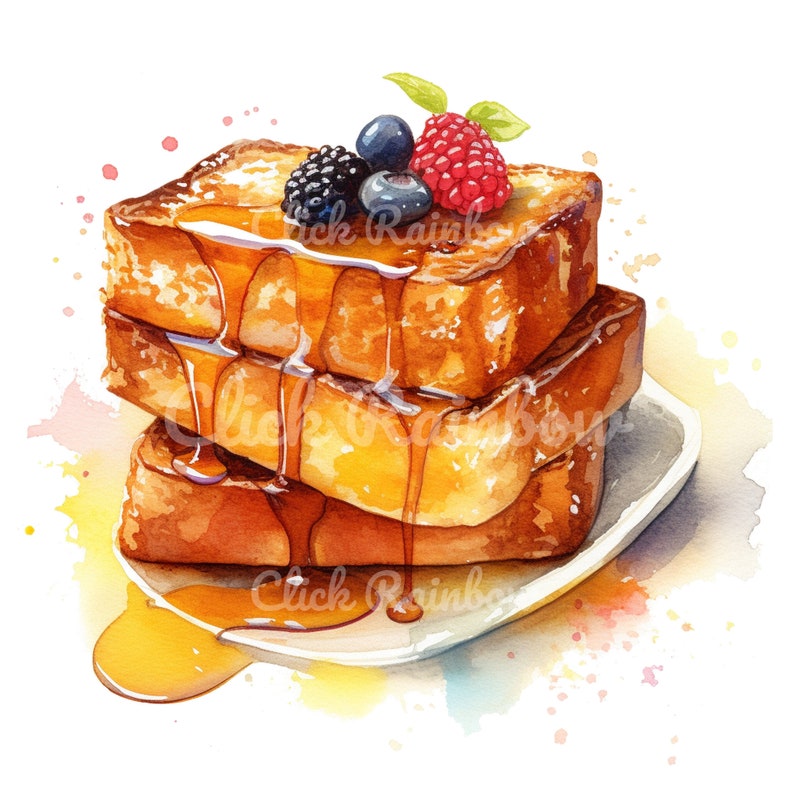 French Toast Clipart, French Toast 12 PNG, French Toast Illustration ...