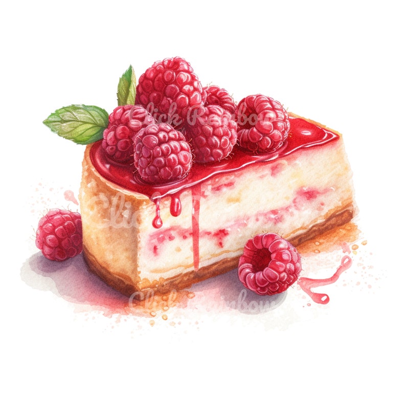 Cheesecake Clipart: Fruit Topping, High-resolution PNG (digital ...