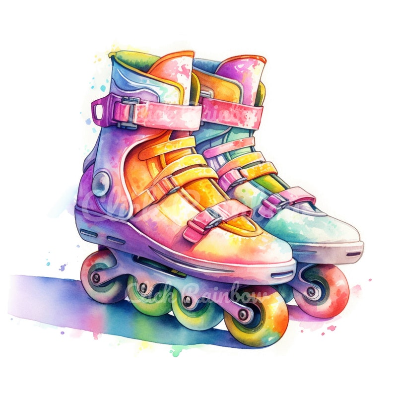 Rollerblades Clipart, 12 Rollerblades PNG, Rollerblades Illustration ...
