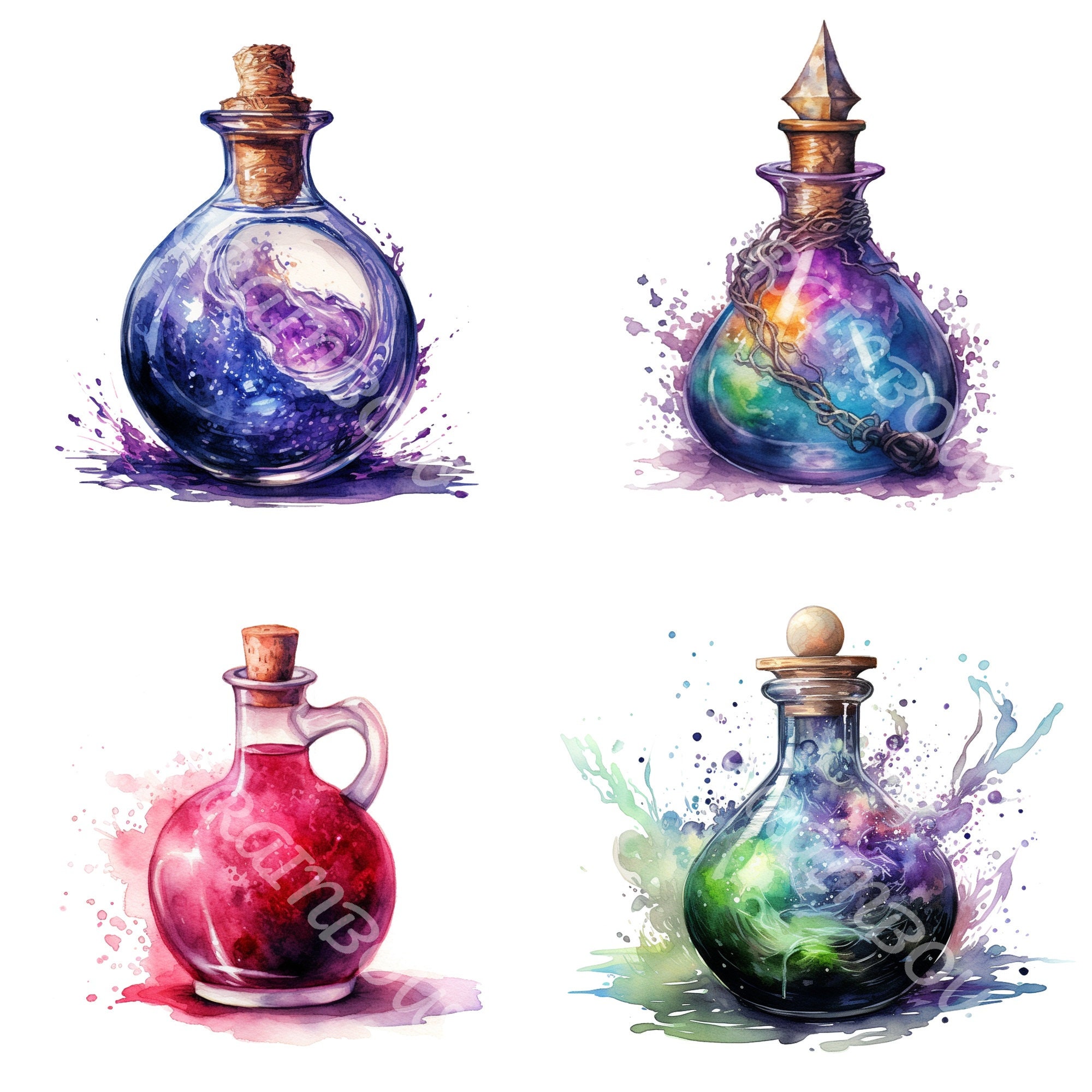 Magic Potion Clipart, 12 Magic Potion PNG, Magic Potion Illustration ...