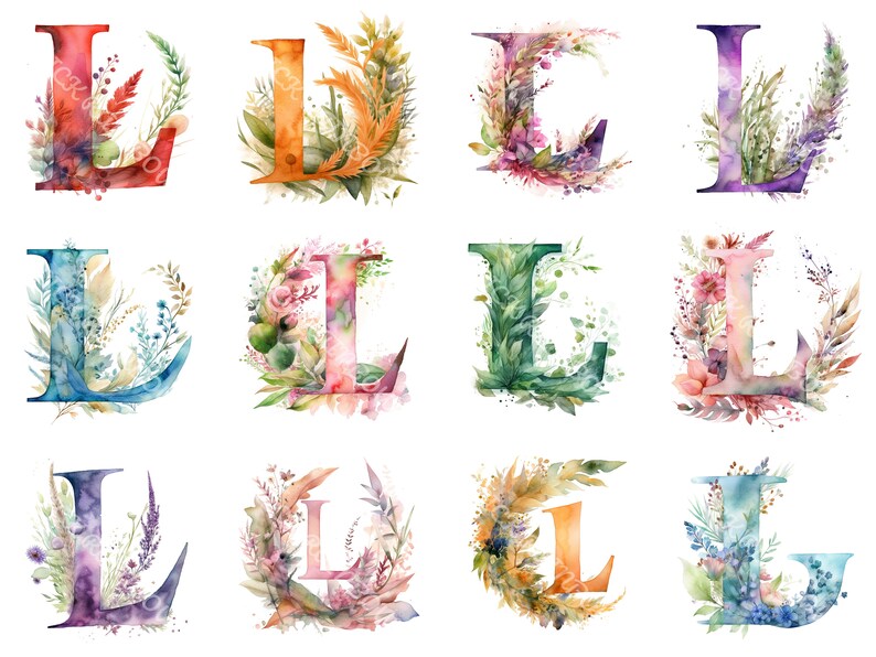 Letter L Clipart, 12 Letter L PNG, Letter L Canvas, Letter L ...