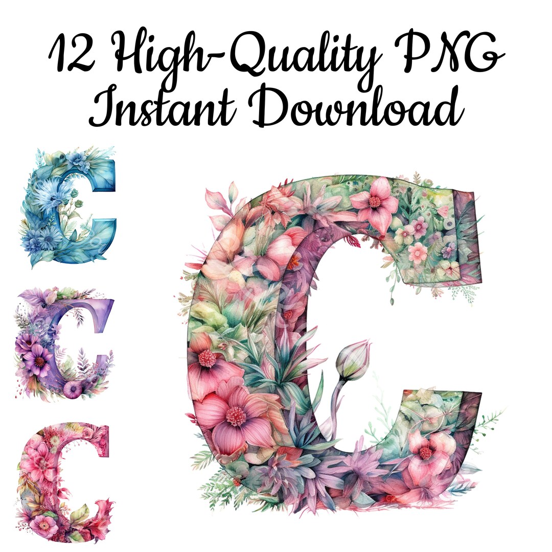 Letter C Clipart, 12 Letter C PNG, Letter C Logo, Letter C Painting ...