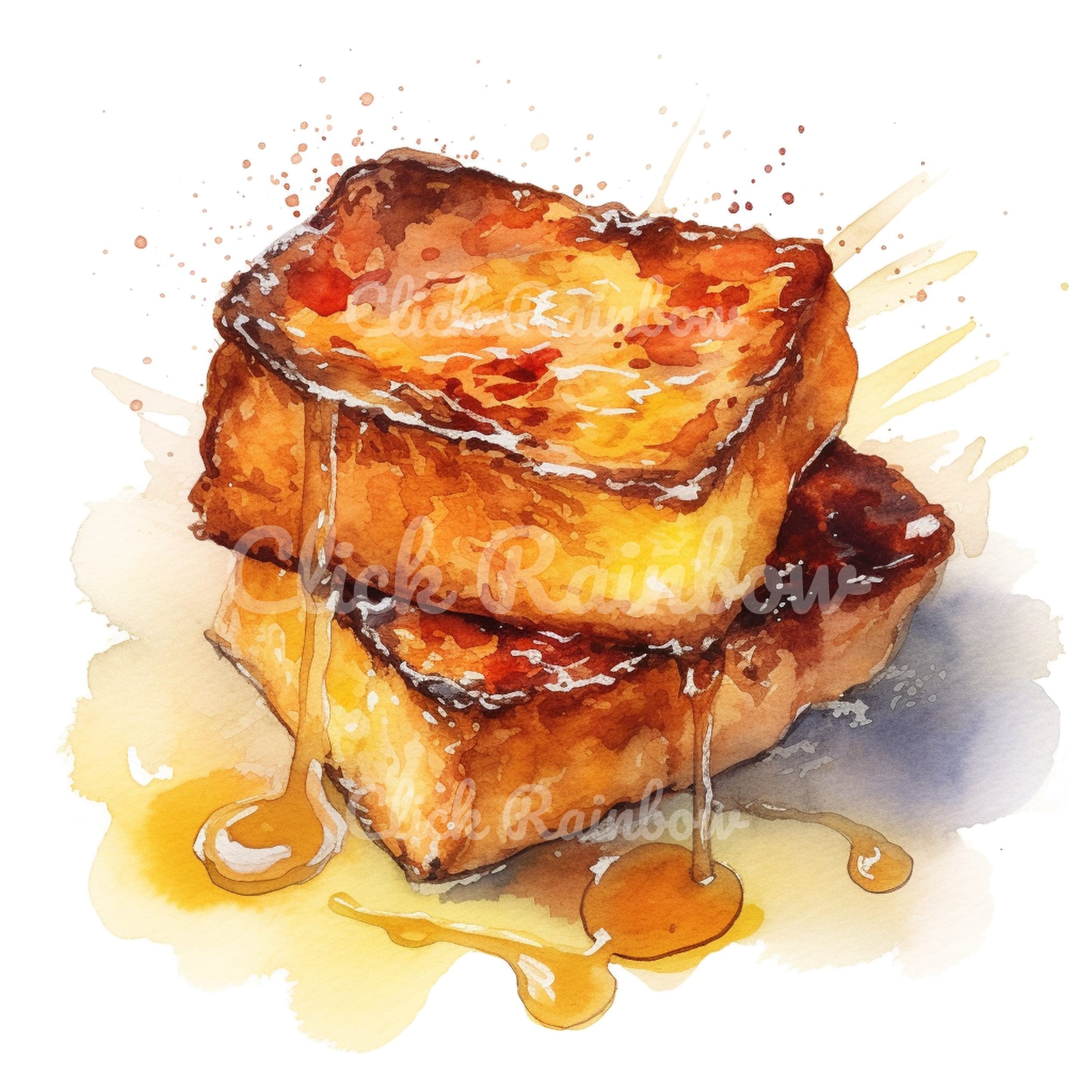 French Toast Clipart, French Toast 12 PNG, French Toast Illustration ...