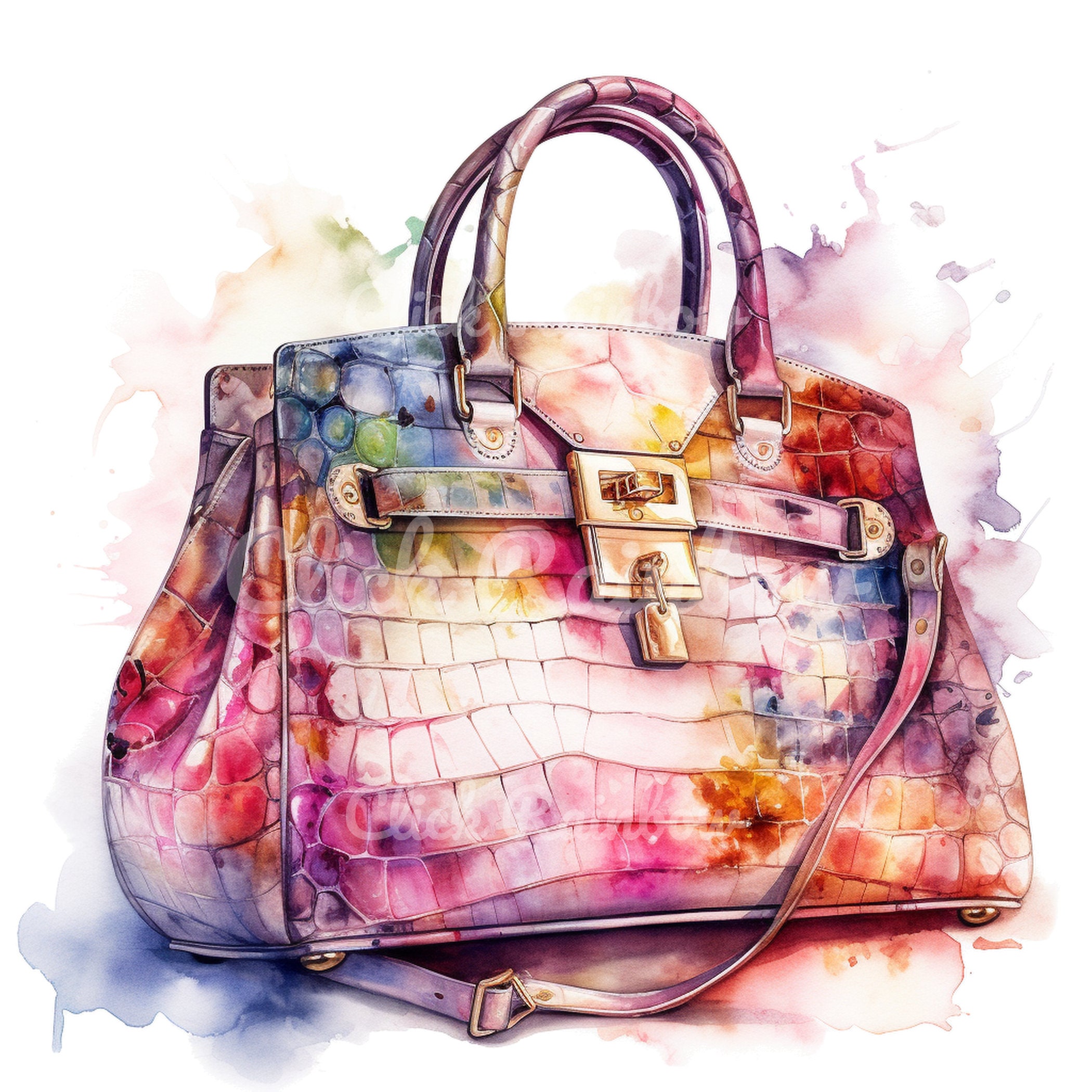 Handbag Clipart, 12 Handbag PNG, Handbag Illustration, Handbag Painting ...
