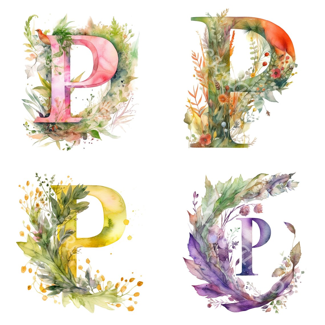 Letter P Clipart, 12 Letter P PNG, Letter P Canvas, Letter P Printable ...