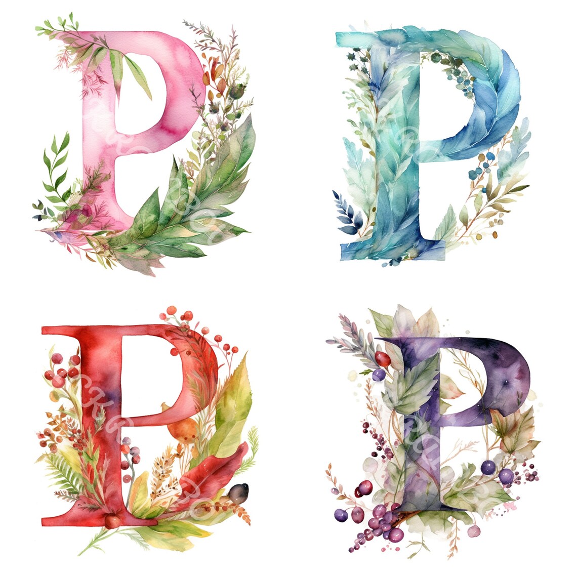 Letter P Clipart, 12 Letter P PNG, Letter P Canvas, Letter P Printable ...