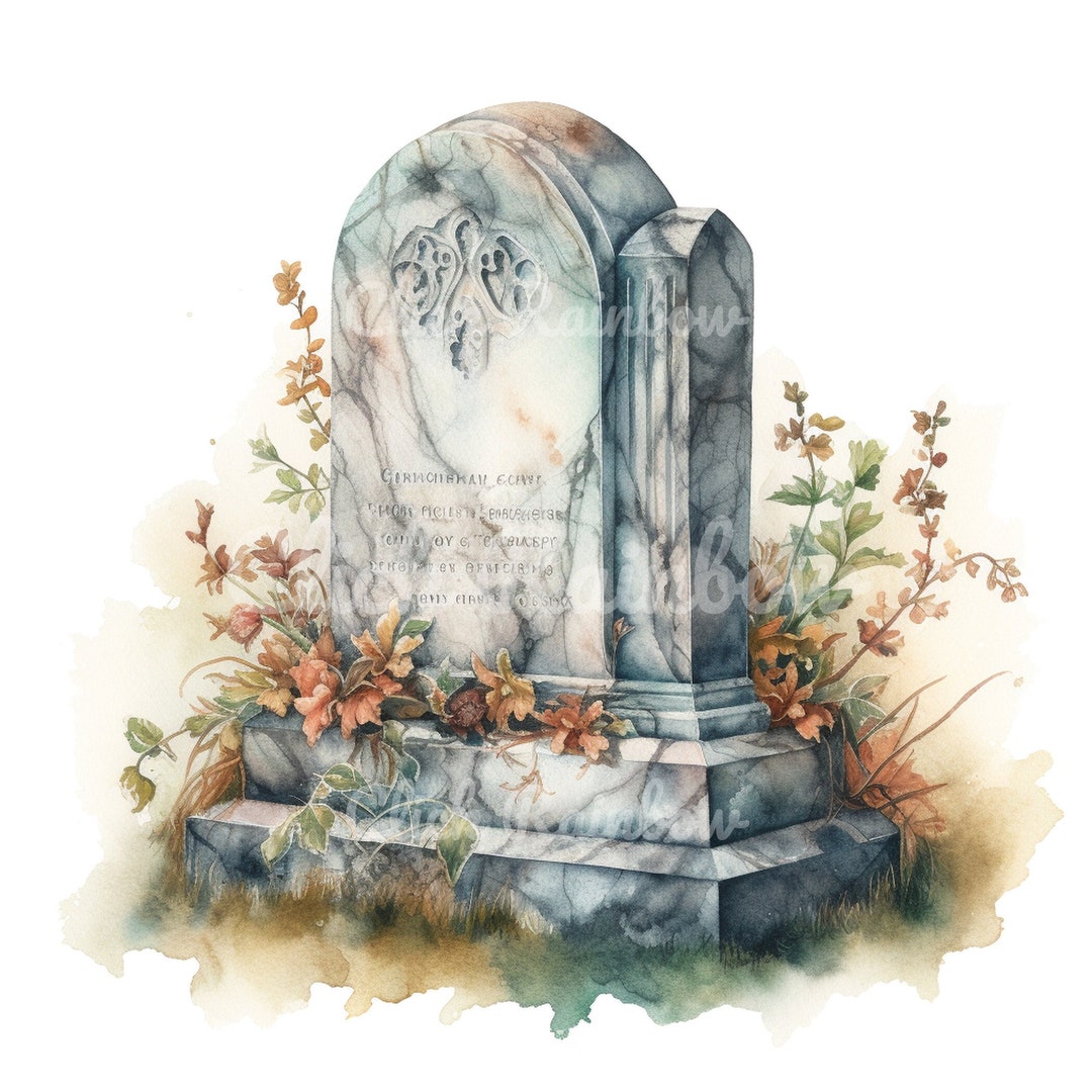 Tombstone Clipart, 12 Tombstone PNG, Graveyard Digital Art, Tombstone ...