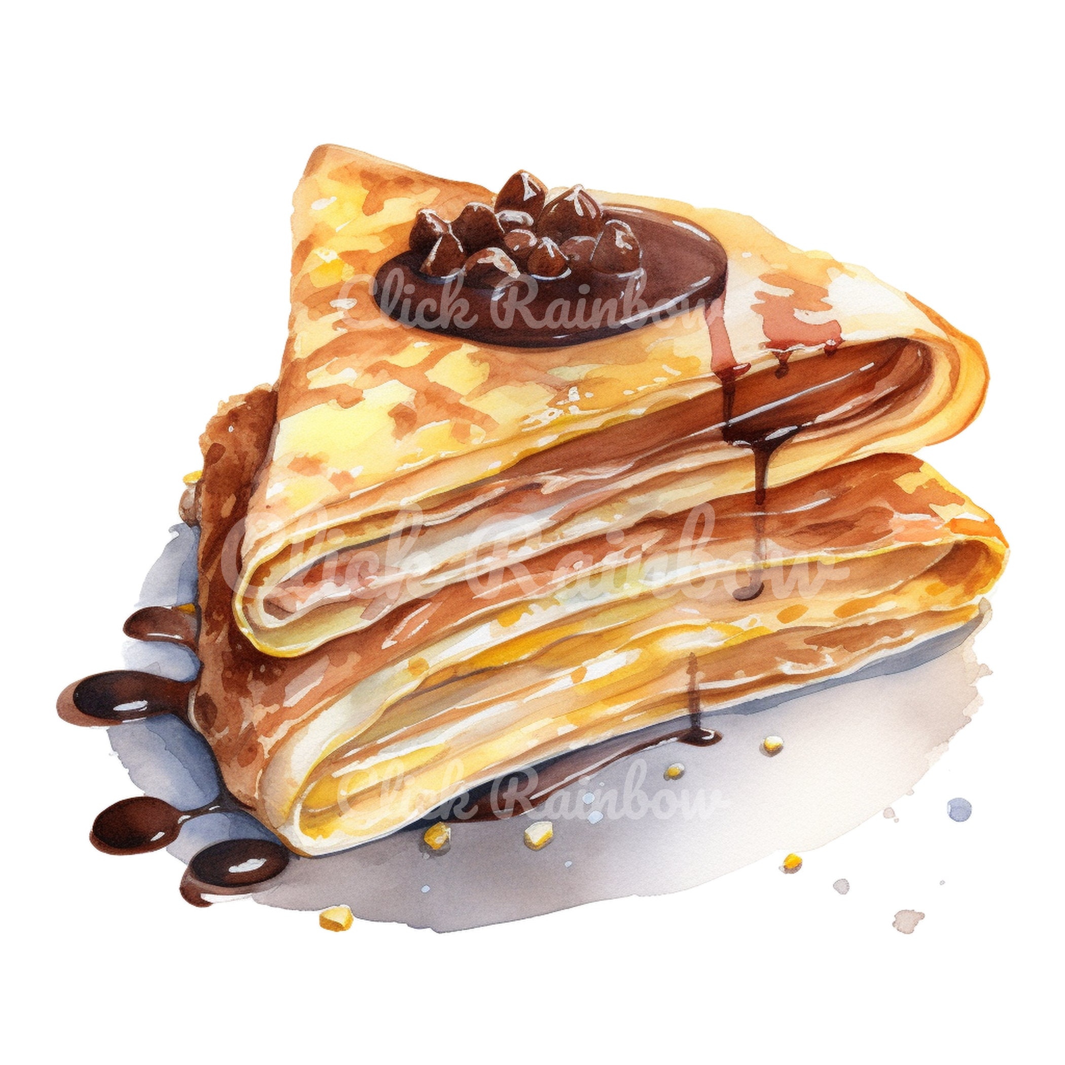 Crepe Clipart Crepe Art Bundle for Paper Crafting and Digital - Etsy