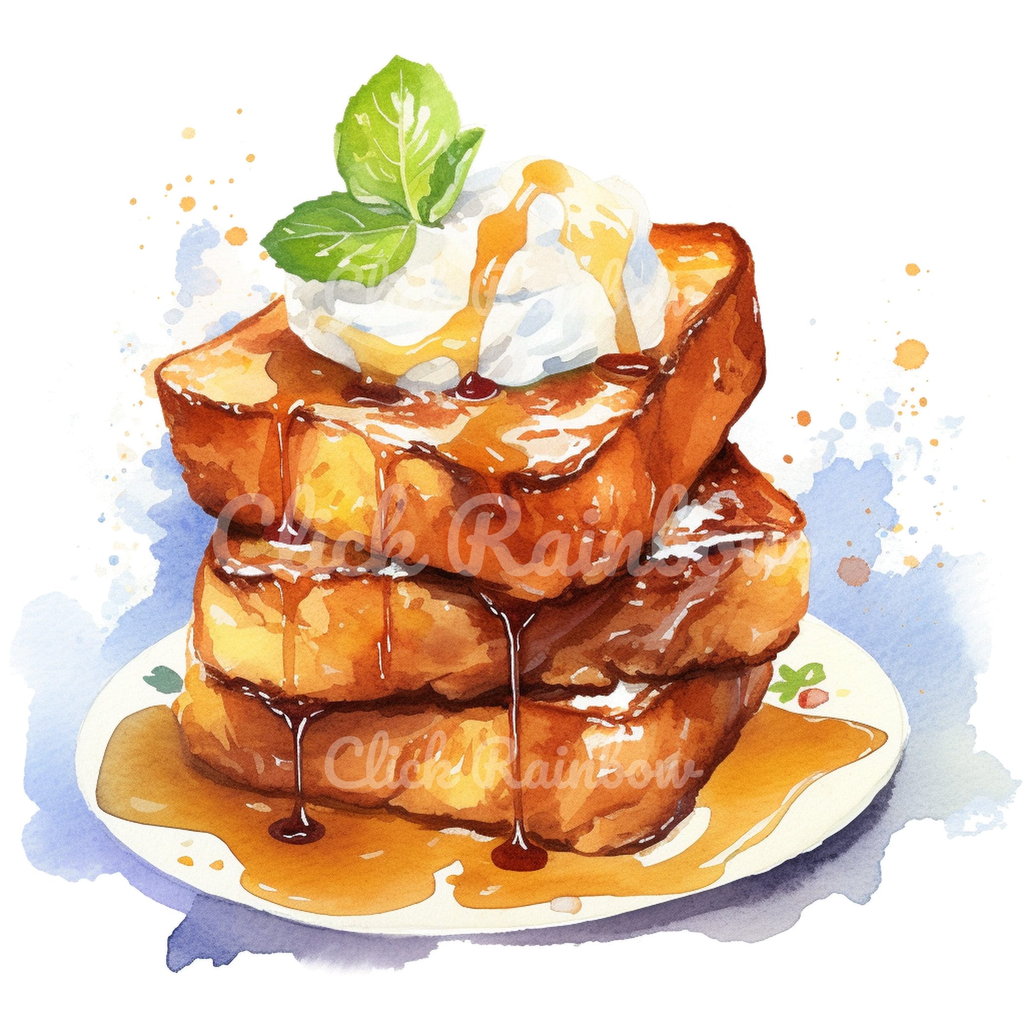 French Toast Clipart, French Toast 12 PNG, French Toast Illustration ...