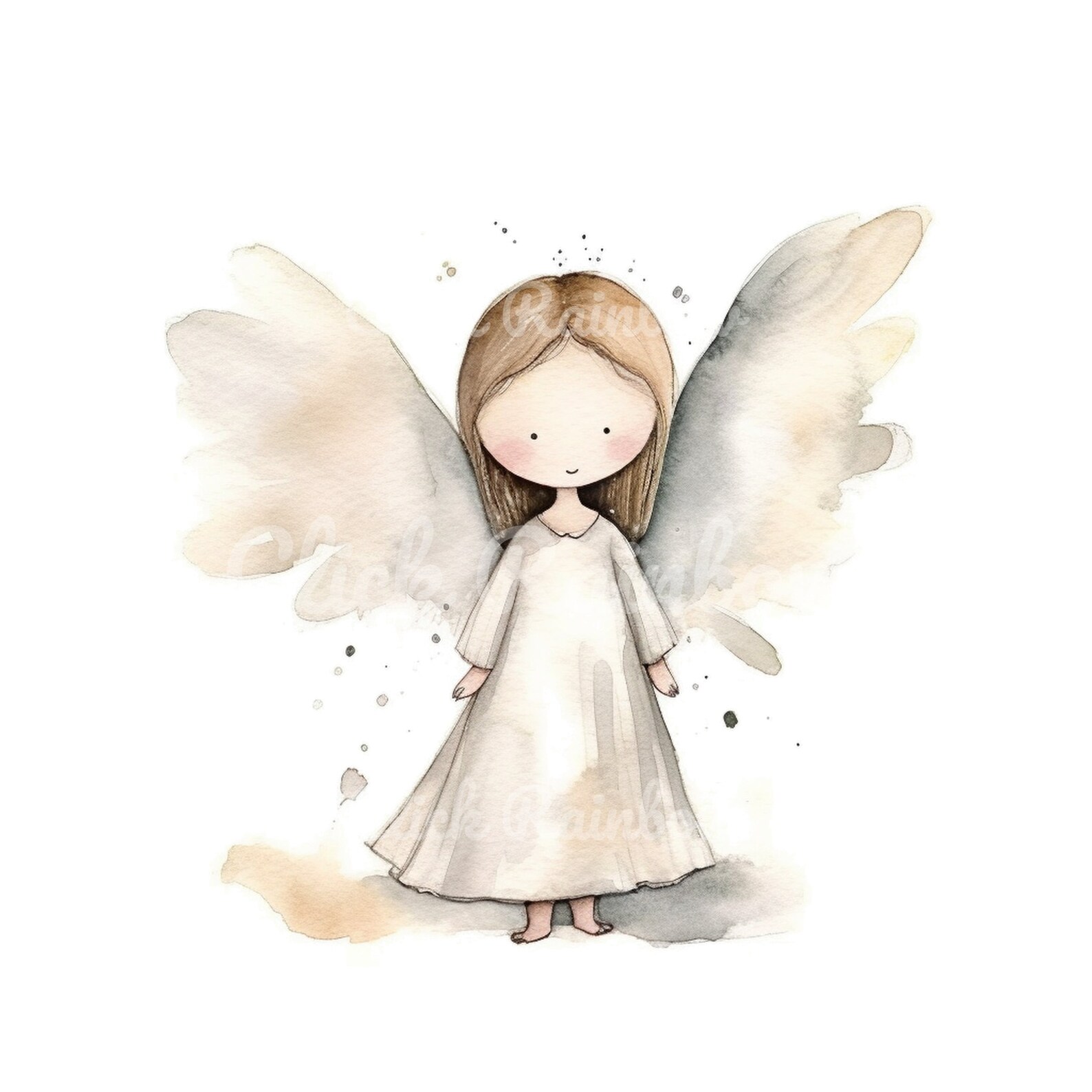 Cute Angel Clipart 12 High-quality PNG Christian Printable - Etsy