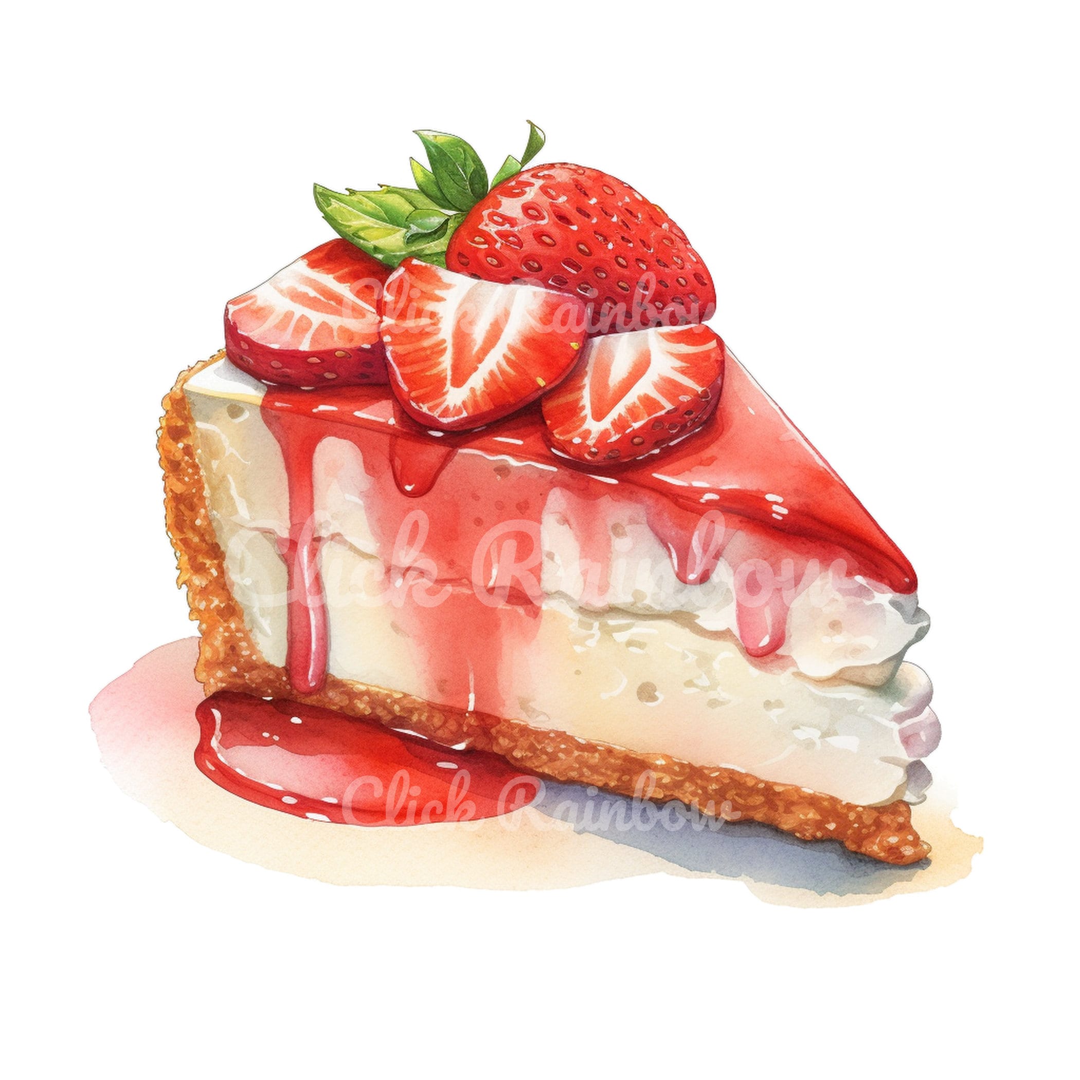 Cheesecake Clipart 12 High Quality Png Dessert Printable Sublimation Paper Crafting Recipe