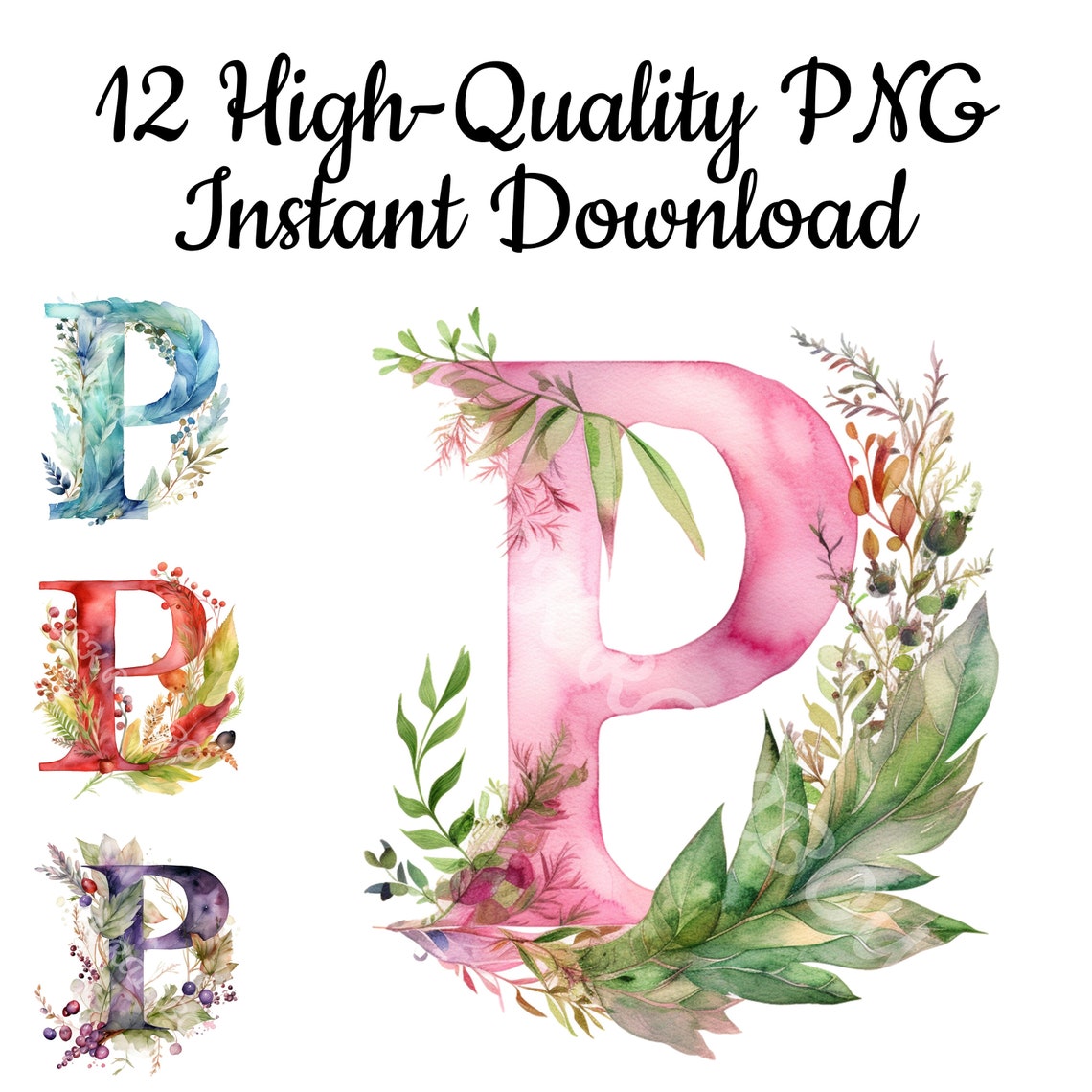 Letter P Clipart, 12 Letter P PNG, Letter P Canvas, Letter P Printable ...
