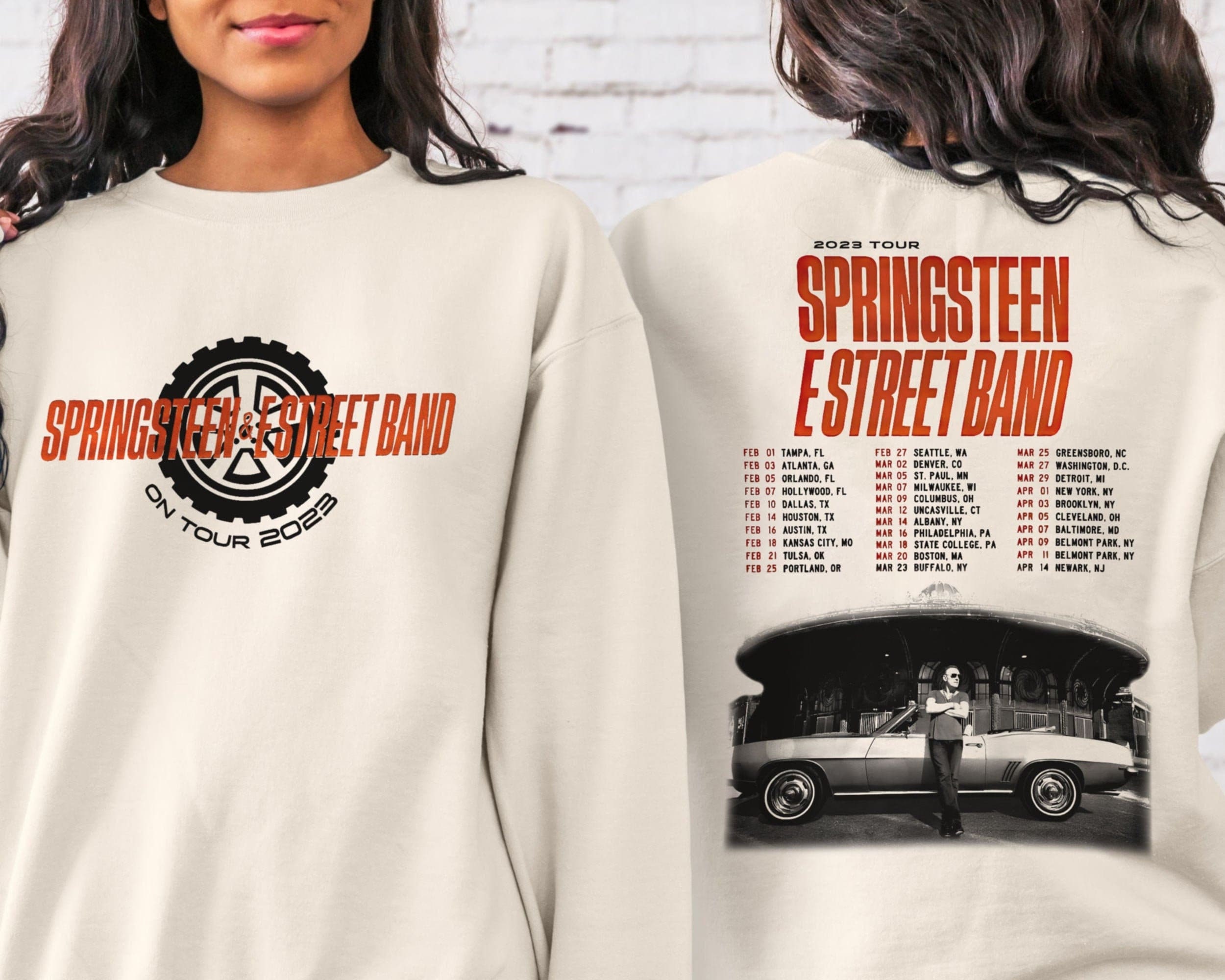 Bruce Springsteen 2023 Tour Shirt, Springsteen n E Street Band Tour ...
