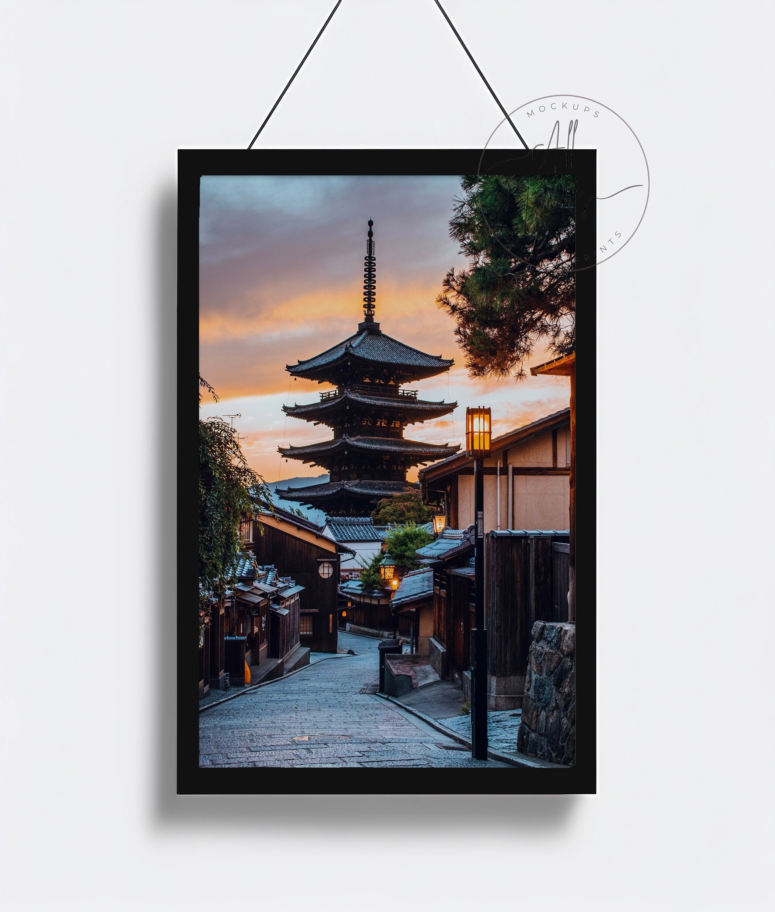 2x3 Editable Color Hanging Frame Mockup 4K Dual Mode Printable Wall Art ...