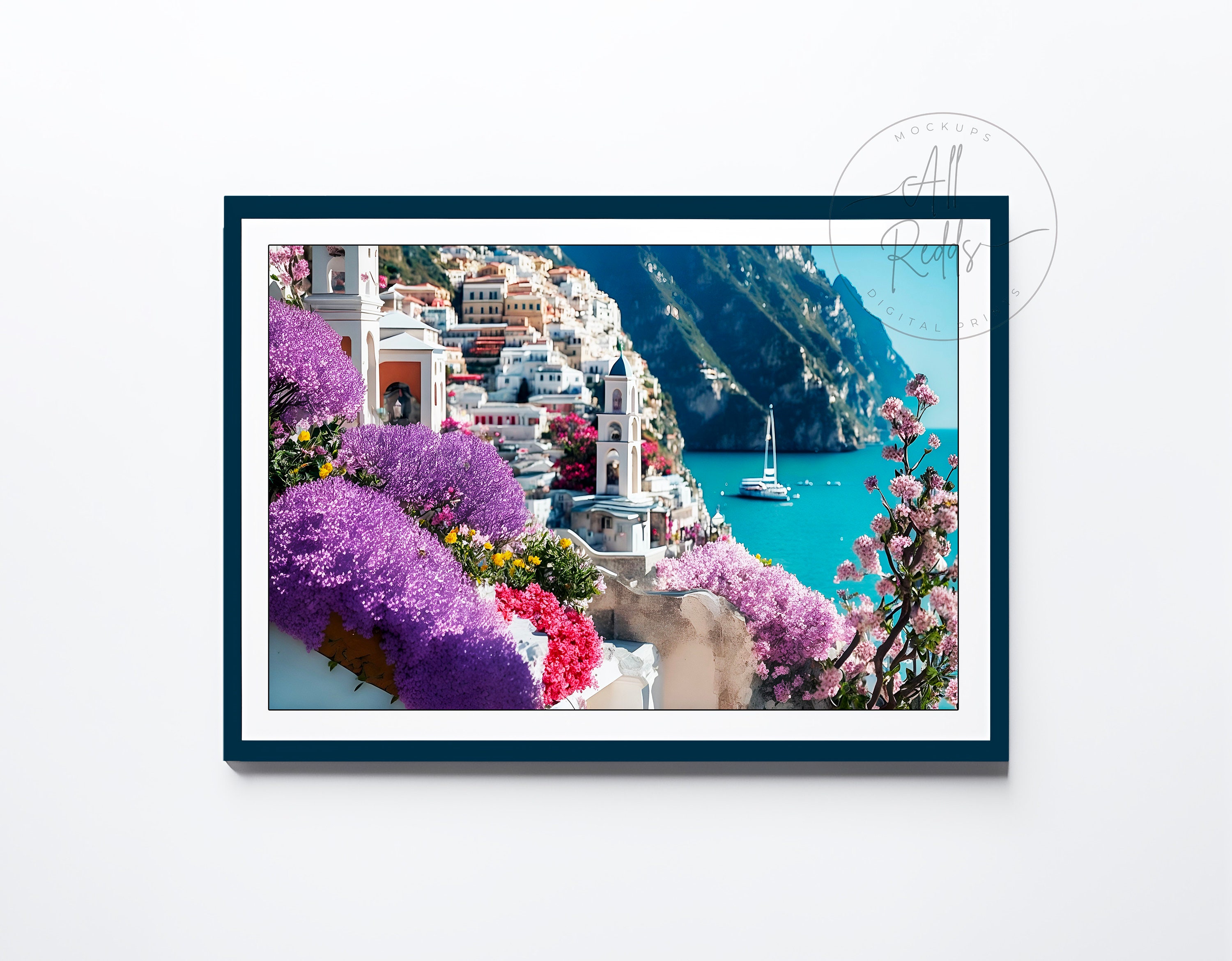 3x2 Landscape Color Change Dual Mode Frame Mockup 4K Modern Black ...