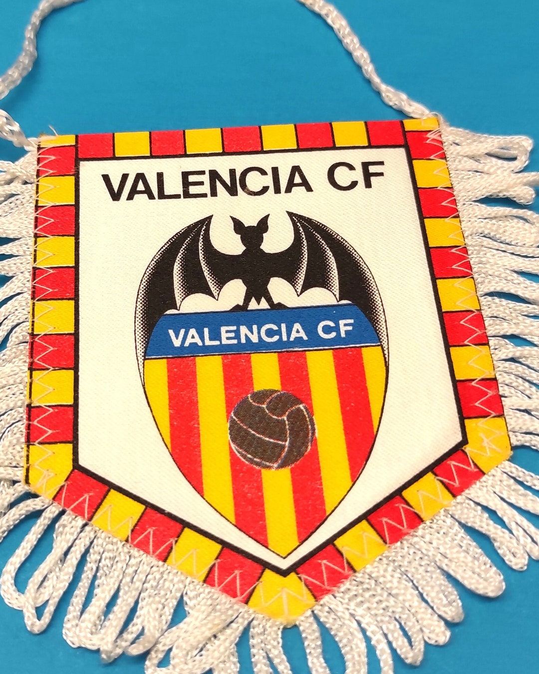 Valencia CF 1980s Football Soccer Handmade Pennant / Fanion Fait Main ...