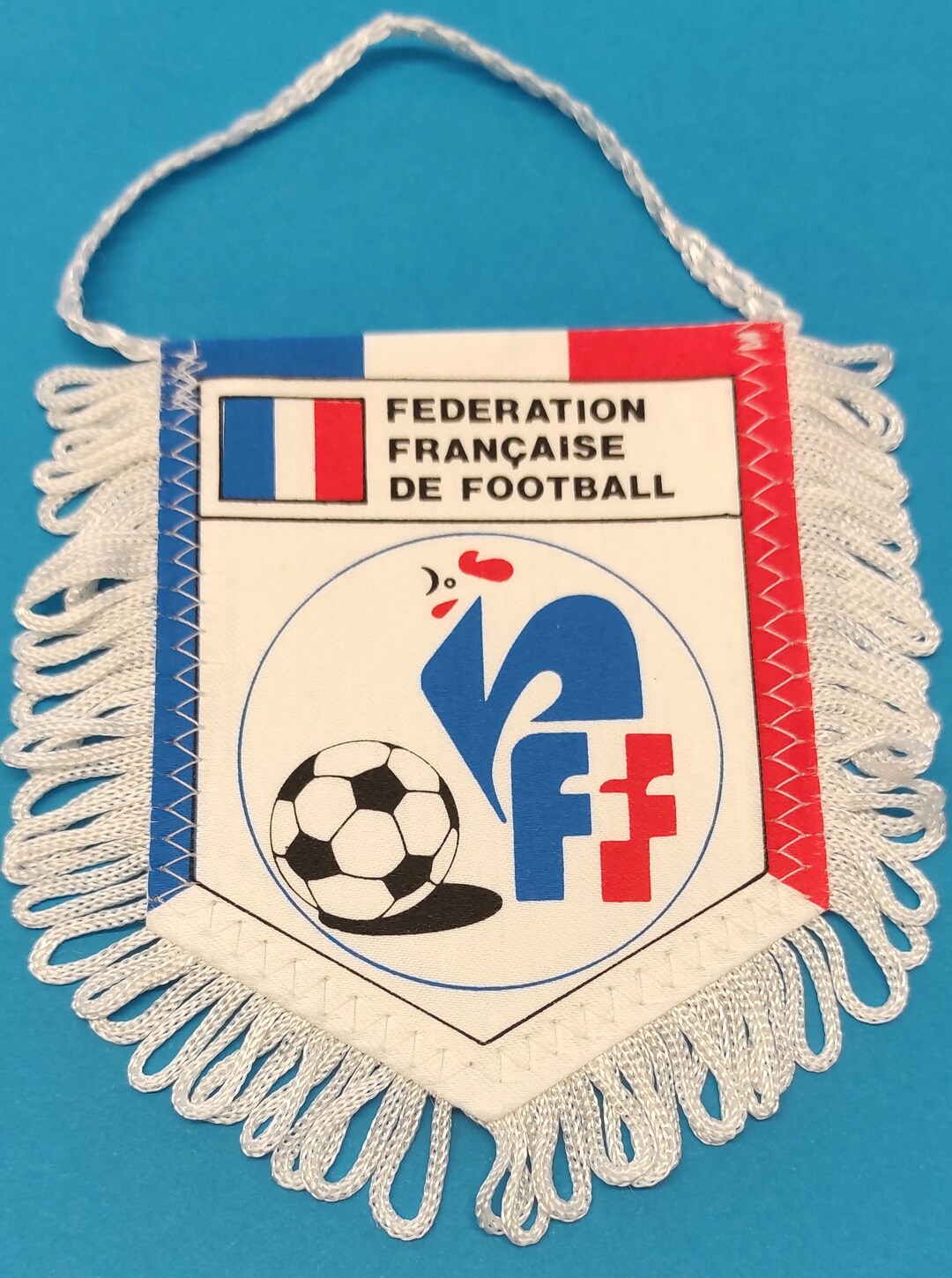 France France 1980s Soccer Football Handmade Fait-main Pennant Fanion ...