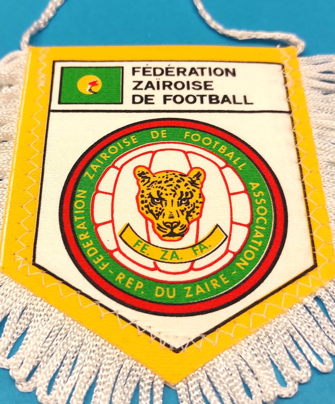 Zaire DR Congo 1980s Handmade Pennant / Fanion Fait Main / Handmade ...