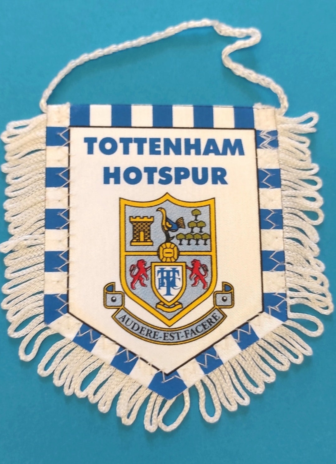 Tottenham Hotspur FC 1980s Soccer Football Handmade Fait-main Pennant ...