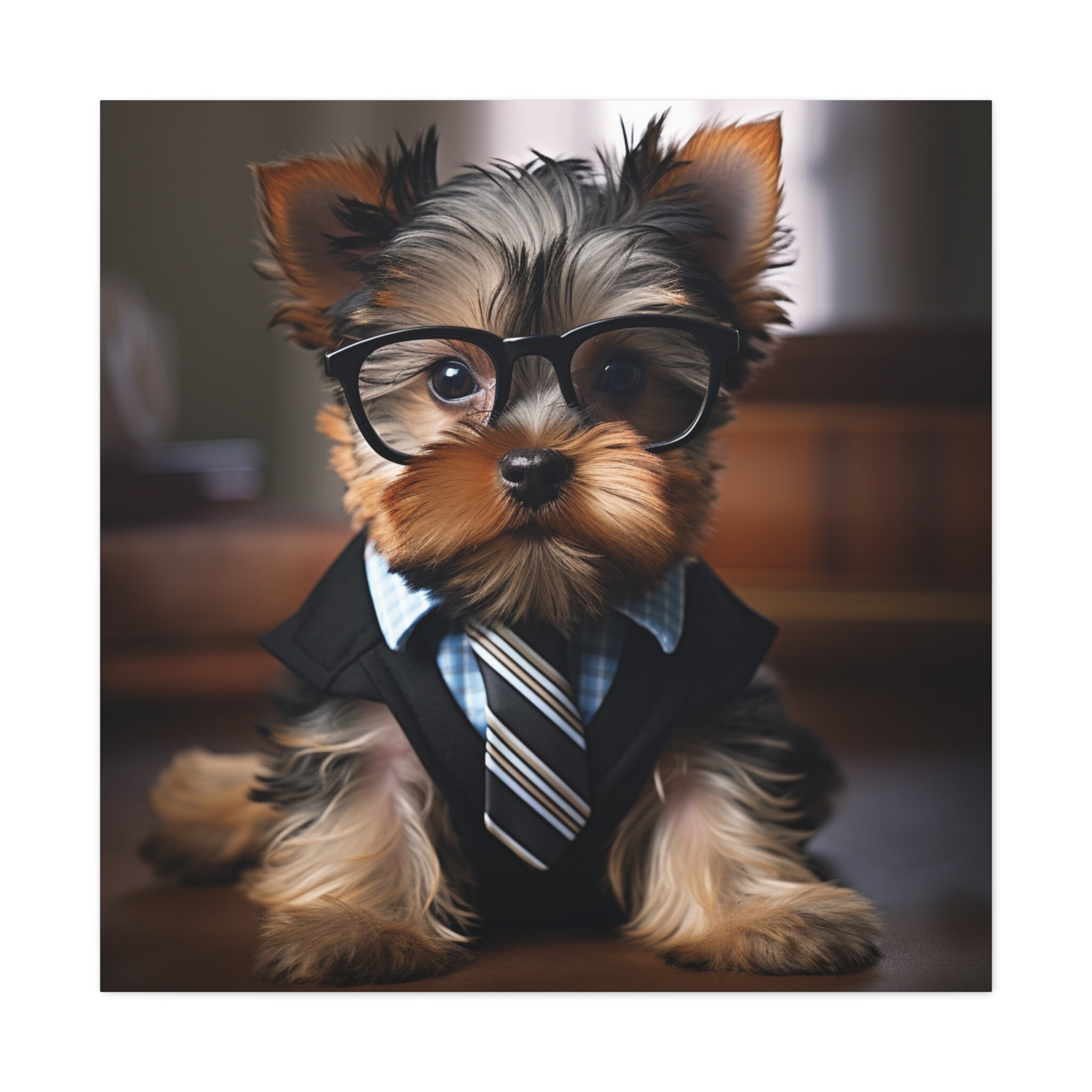 Yorkie Portrait, Canvas Gallery Wraps, Yorkie Mom, Yorkie Puppy, Dog ...