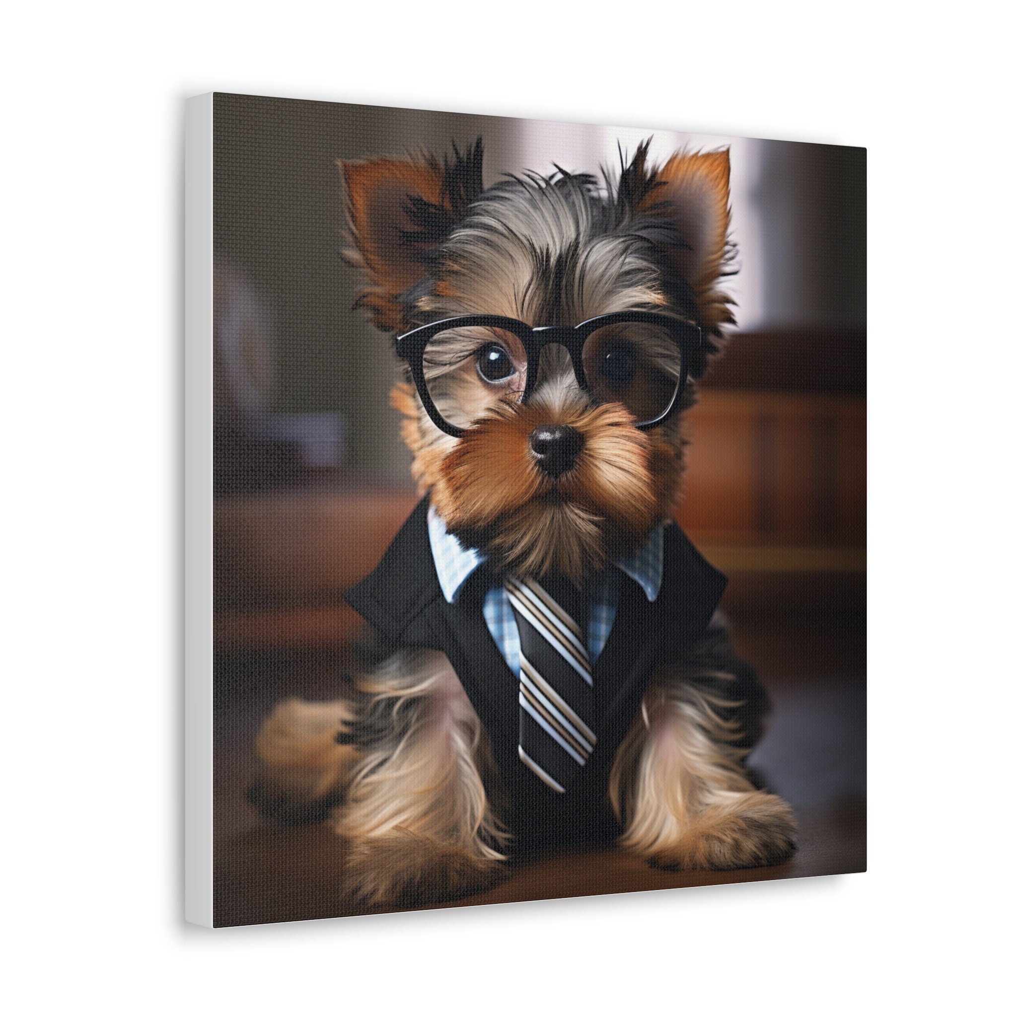 Yorkie Portrait, Canvas Gallery Wraps, Yorkie Mom, Yorkie Puppy, Dog ...