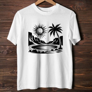 Desert Scene SVG Bundle, Landscape Clipart, Hand Drawn Nature Theme ...