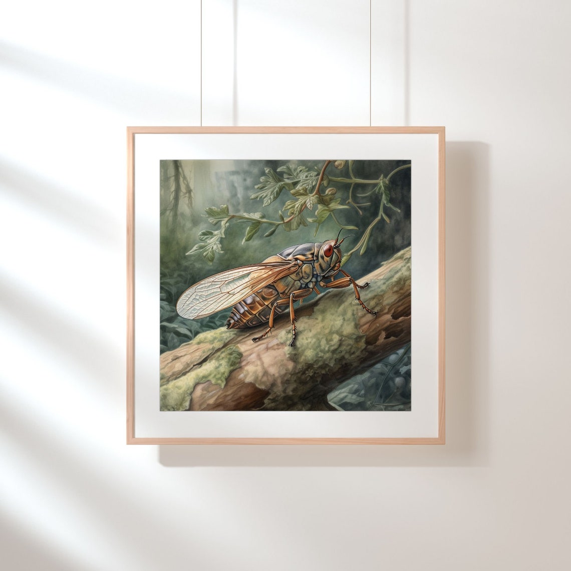 Cicada Print Cicada Printable Wall Art Cicada Nursery Decor - Etsy
