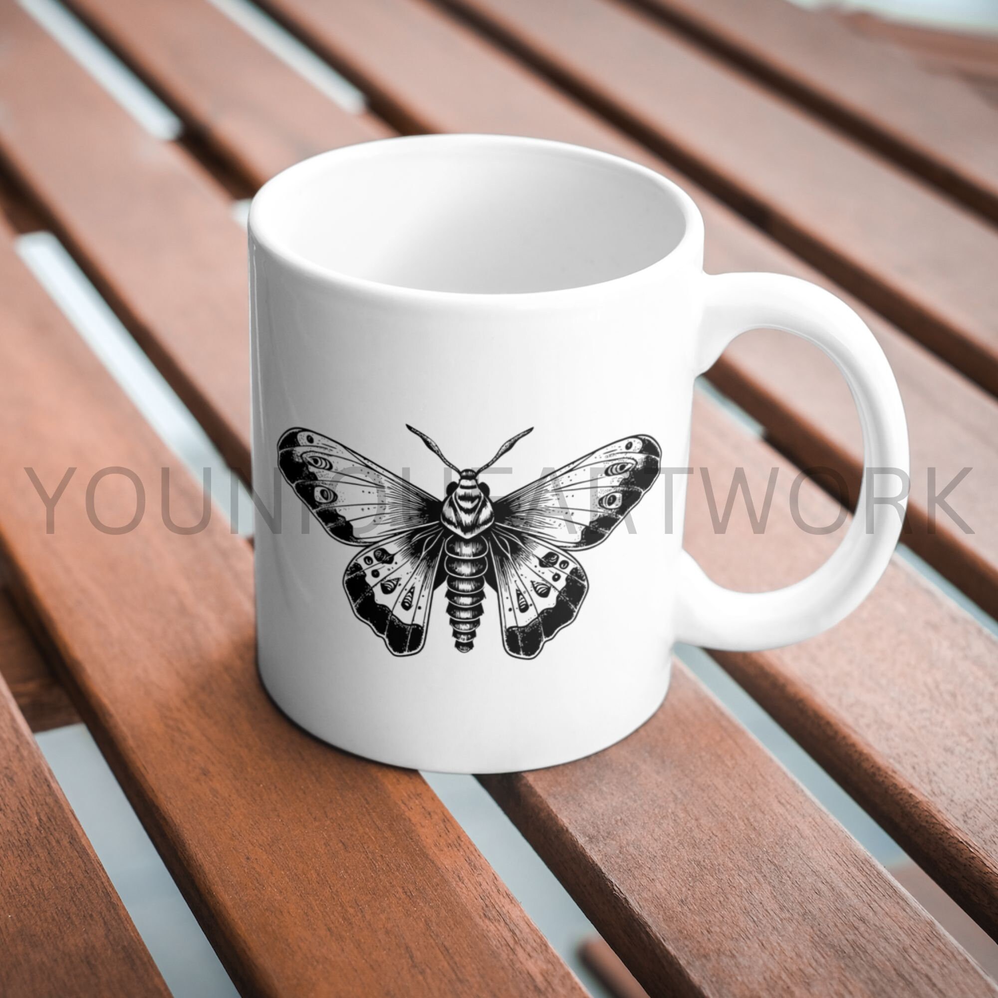 Moth SVG Bundle, PNG, Moth Clipart, Hand Drawn Moths Vector ...