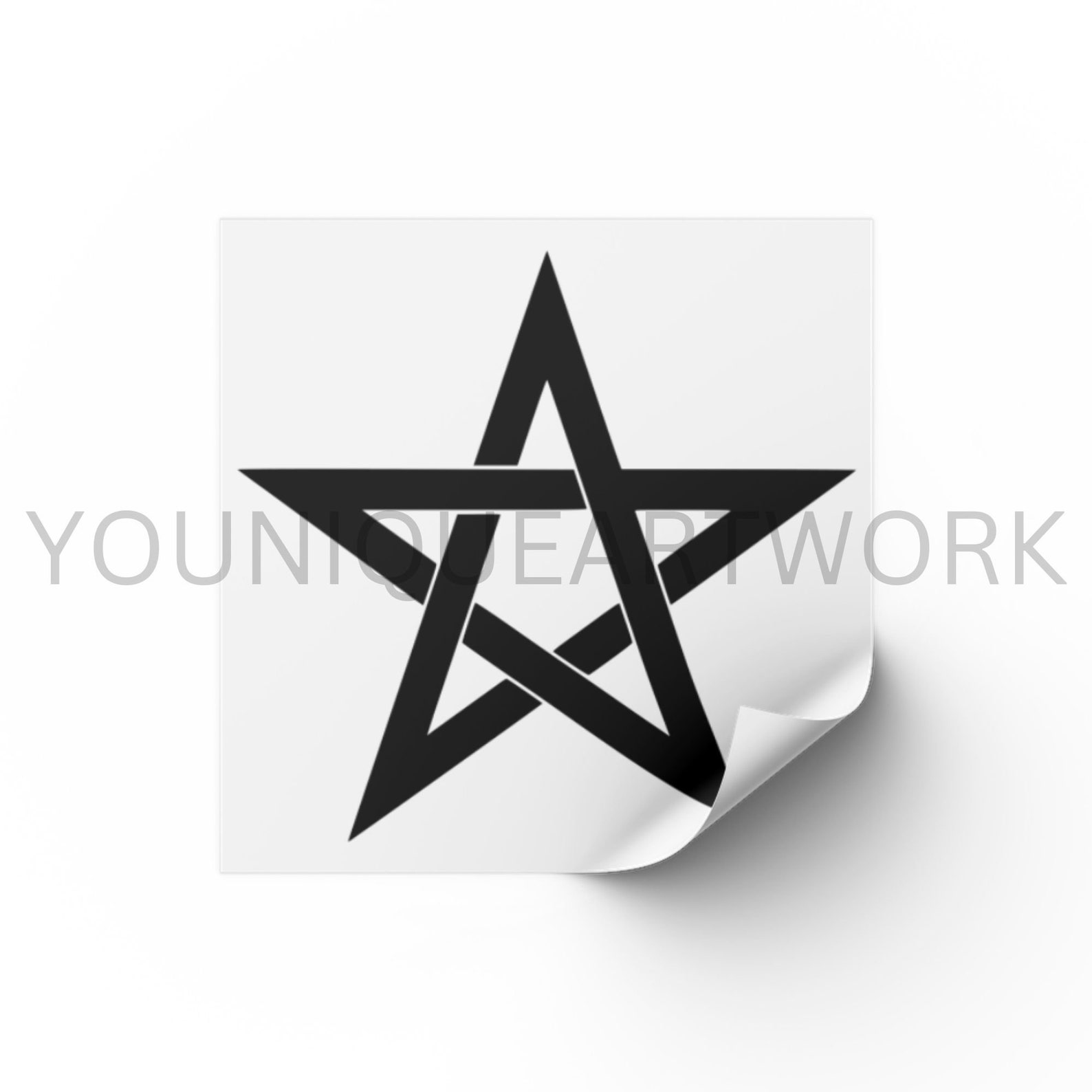 Pentagram SVG Bundle PNG Pentacle Clipart Hand Drawn - Etsy