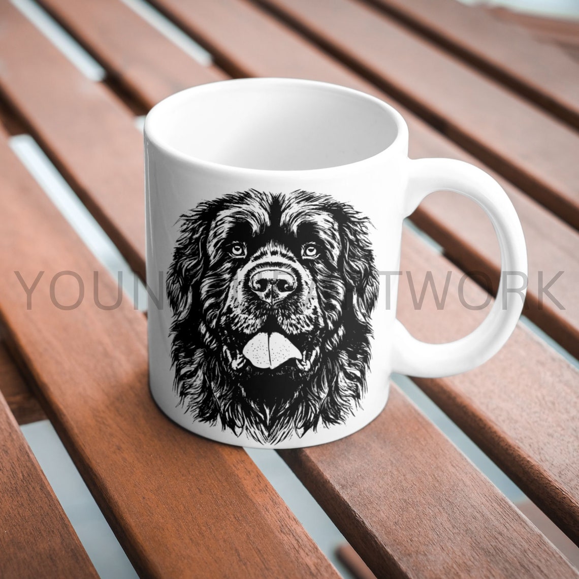 Newfoundland SVG Bundle PNG Dogs Clipart Hand Drawn Dog - Etsy