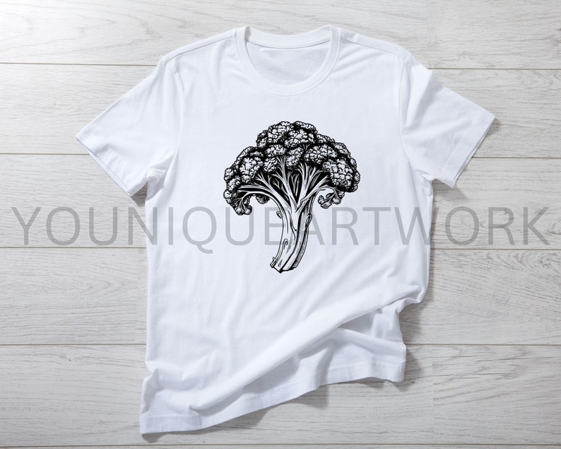 Broccoli SVG Bundle PNG Broccoli Clipart Hand Drawn - Etsy