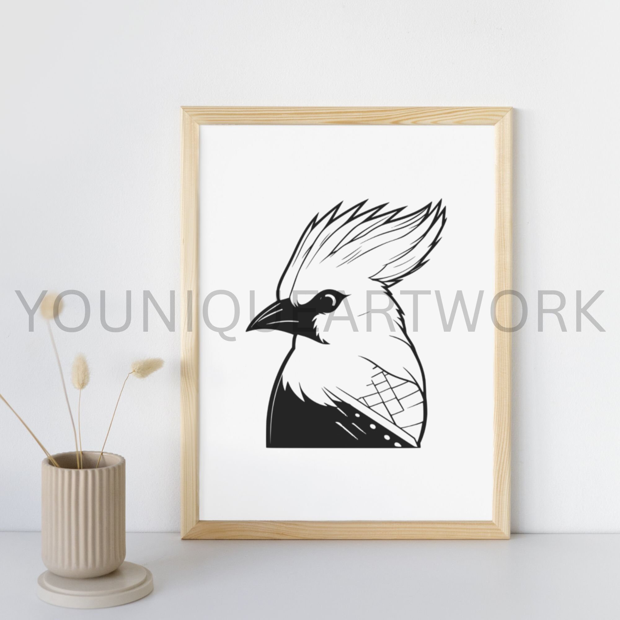Cockatiel SVG Bundle, PNG, Birds Clipart, Hand Drawn Cockatiels Vector ...