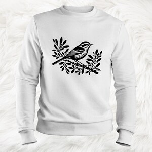 Warbler SVG Bundle, Warbler Clipart, Hand Drawn Bird Lover Theme Vector ...