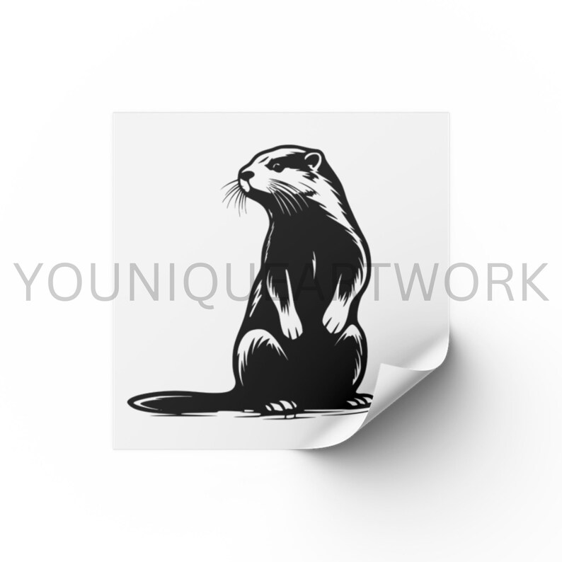 Otter SVG Bundle PNG Woodland Clipart Hand Drawn Otters - Etsy
