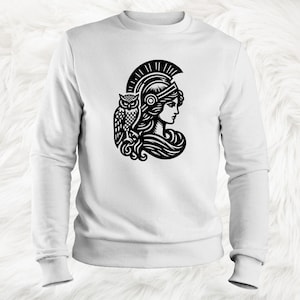 Athena SVG Bundle, Greek Goddess Clipart, Hand Drawn Greek Mythology ...