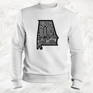 Alabama SVG Bundle, AL State Clipart, Hand Drawn State Pride Theme ...