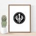Khanda SVG Bundle, Sikh Clipart, Hand Drawn Sikhism Symbol Indian Art ...