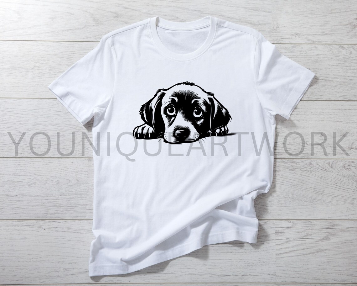 Puppy SVG Bundle PNG Cute Dog Clipart Hand Drawn Beautiful - Etsy