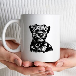 Border Terrier SVG Bundle, Border Terrier Clipart, Hand Drawn Dog Theme ...