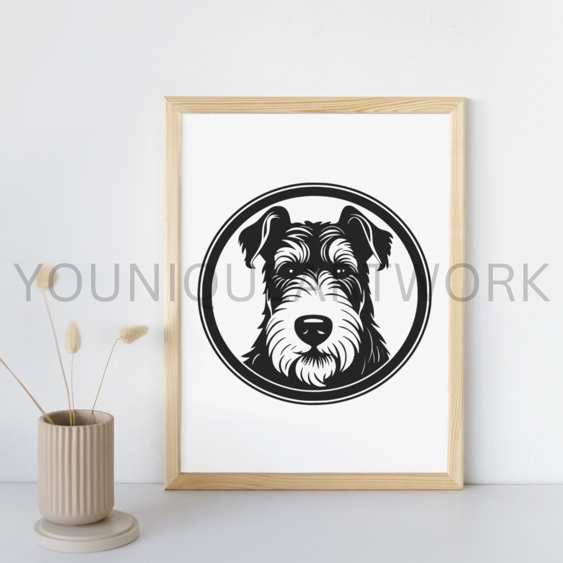 Airedale Terrier SVG Bundle PNG Dogs Clipart Hand Drawn Dog - Etsy