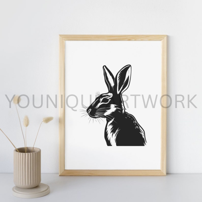 Hare SVG Bundle PNG Hare Clipart Hand Drawn Hare Vector - Etsy