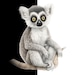 Cute Lemur Clipart, Lemur PNG Files for Sublimation, Lemur Clip Art ...
