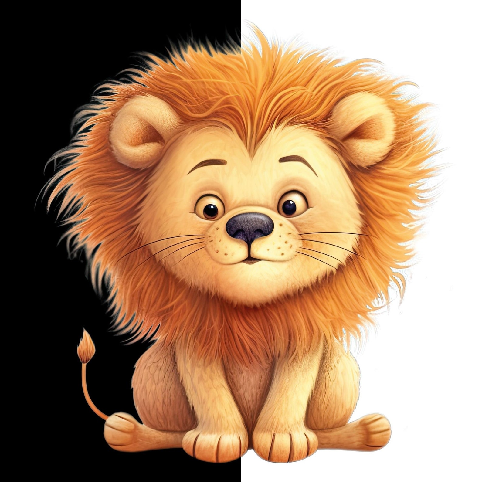 Cute Lion Clipart Lion PNG Files for Sublimation Lions Clip - Etsy