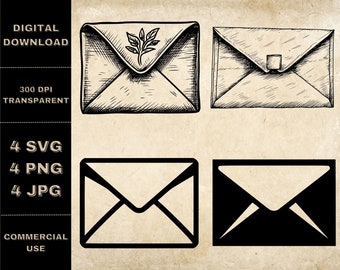 Envelope Bundle SVG Files - Etsy
