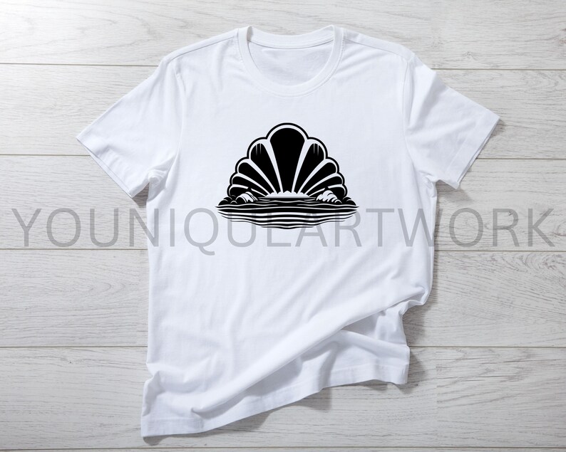 Clam SVG Bundle PNG Seashell Clipart Hand Drawn Sea Shell - Etsy
