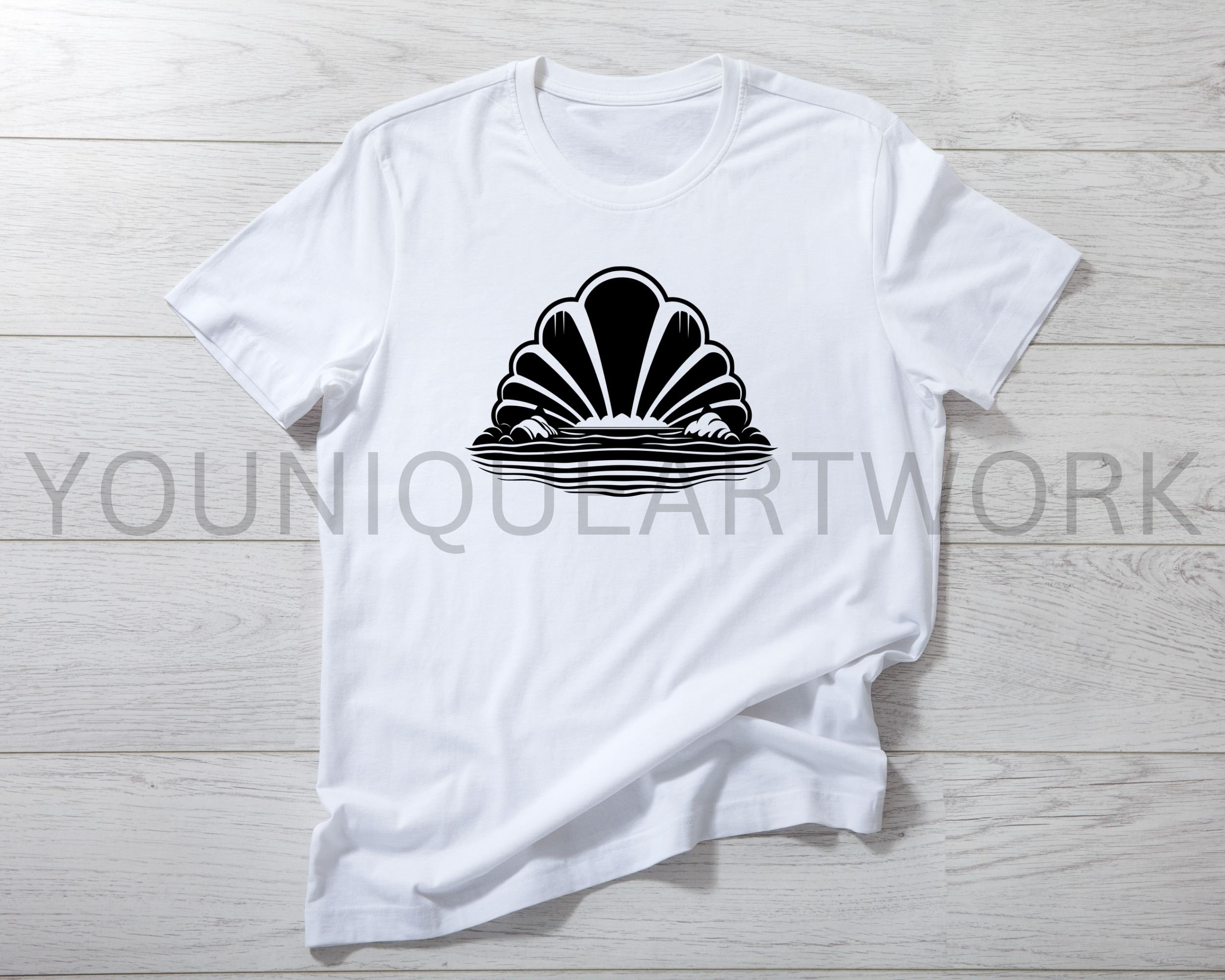 Clam SVG Bundle PNG Seashell Clipart Hand Drawn Sea Shell - Etsy