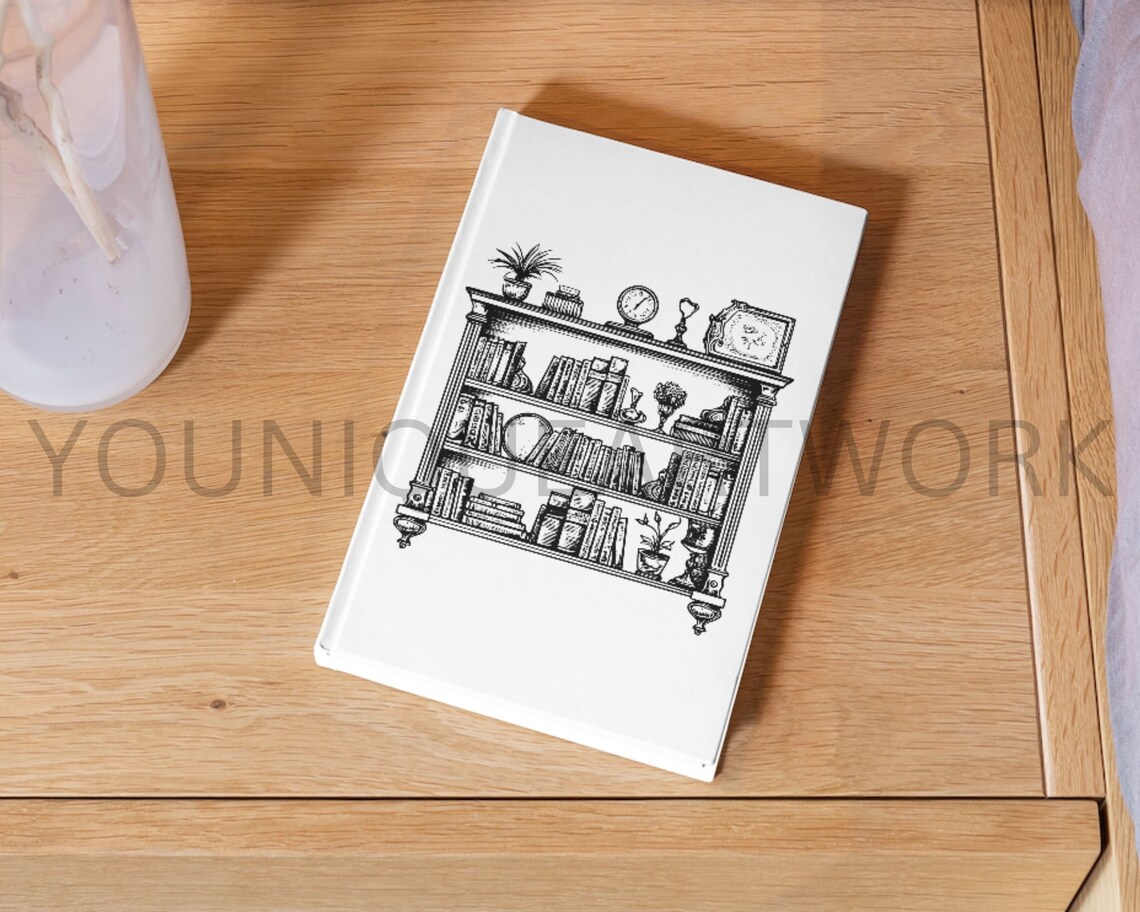 Book SVG Bundle PNG Fantasy Book Clipart Hand Drawn Floral - Etsy